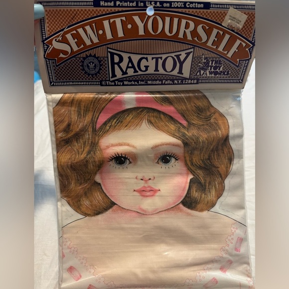 rag toy | Art | Vintage The Toy Works Rag Doll Sewityourself Kit Rag ...